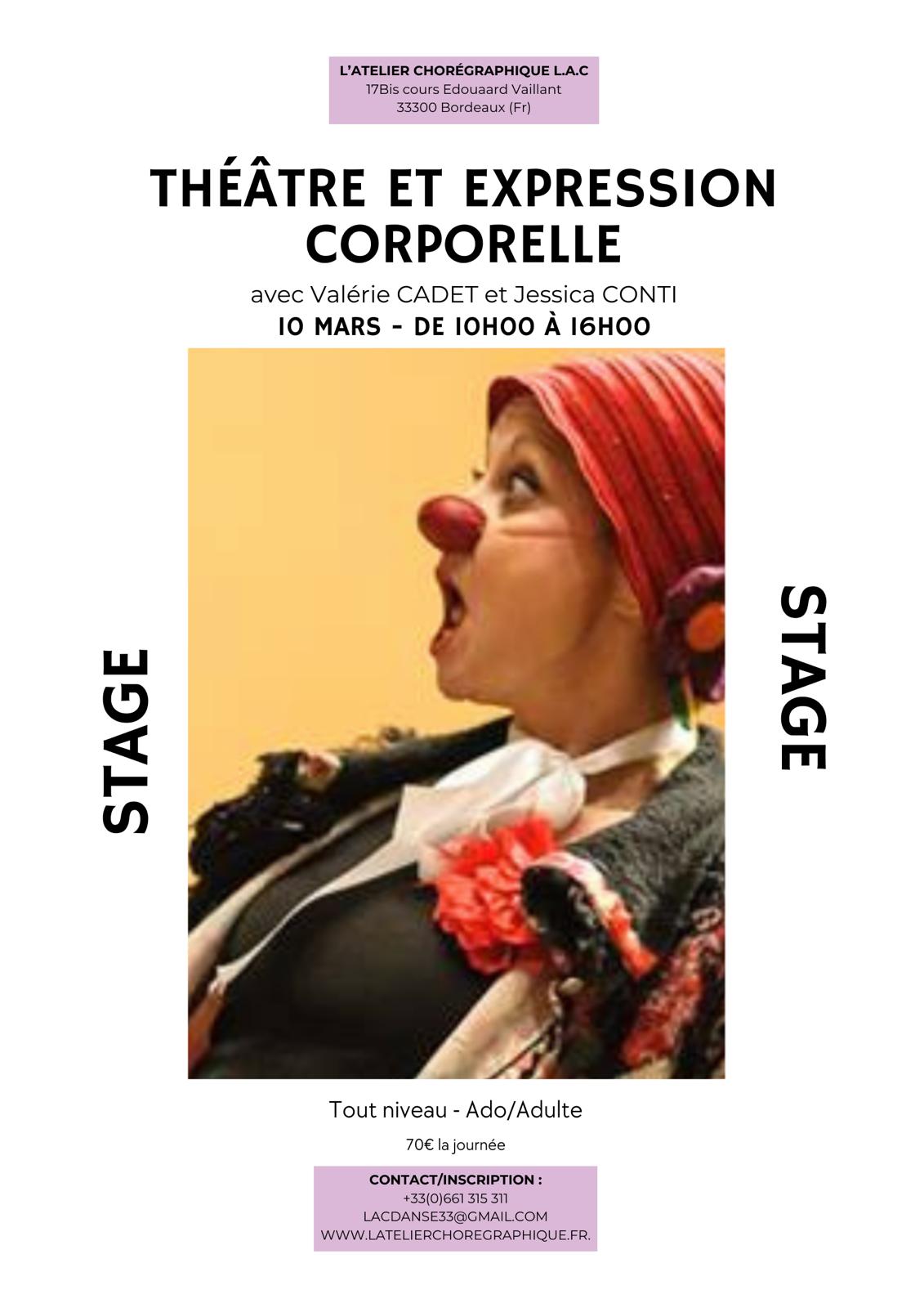 THÉÂTRE ET EXPRESSION CORPORELLE – L'Atelier Chorégraphique L.A.C.